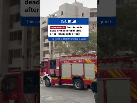 Four Israelis dead and several injured after Iran missile attack