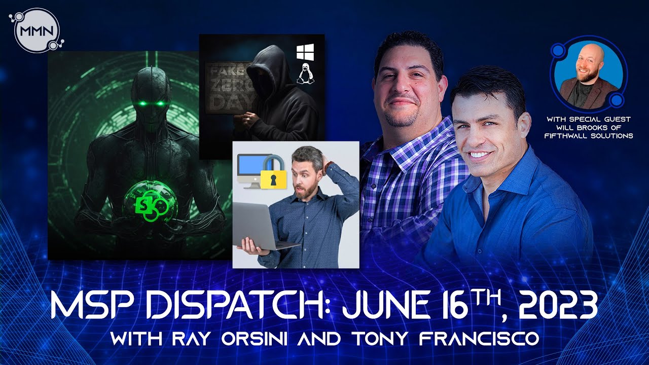 MSP Dispatch 6/16/23 Automated SaaS Ransomware, Zero-Days on GitHub, Rising Cyber Insurance Premiums