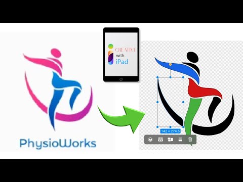 iPad Free Logo auto-trace - JPG / PNG to Vector with iPad Vectornator