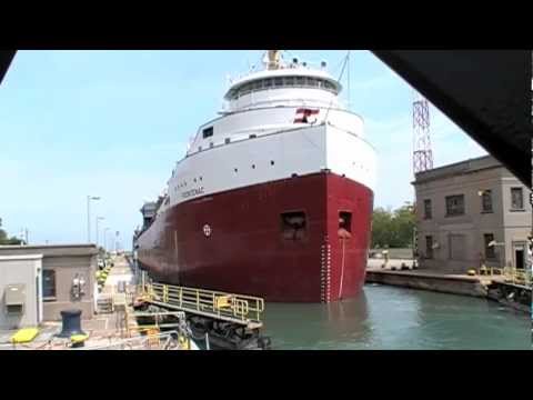 CSL Frontenac Upbound - Welland Canal Lock 7
