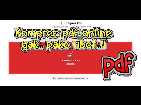 Tips Kompres PDF ke ukuran Lebih kecil, Secara online..!! #Tutorial #Tips #PDF