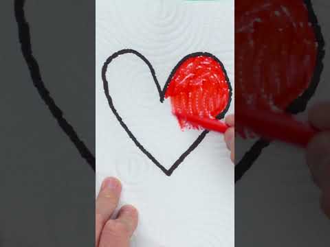 🌈 Napkin Art Surprise! 🪄 Create Hidden Drawings That Reveal with Water!