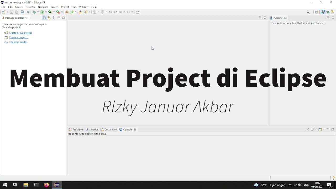 Membuat Java Project di Eclipse IDE
