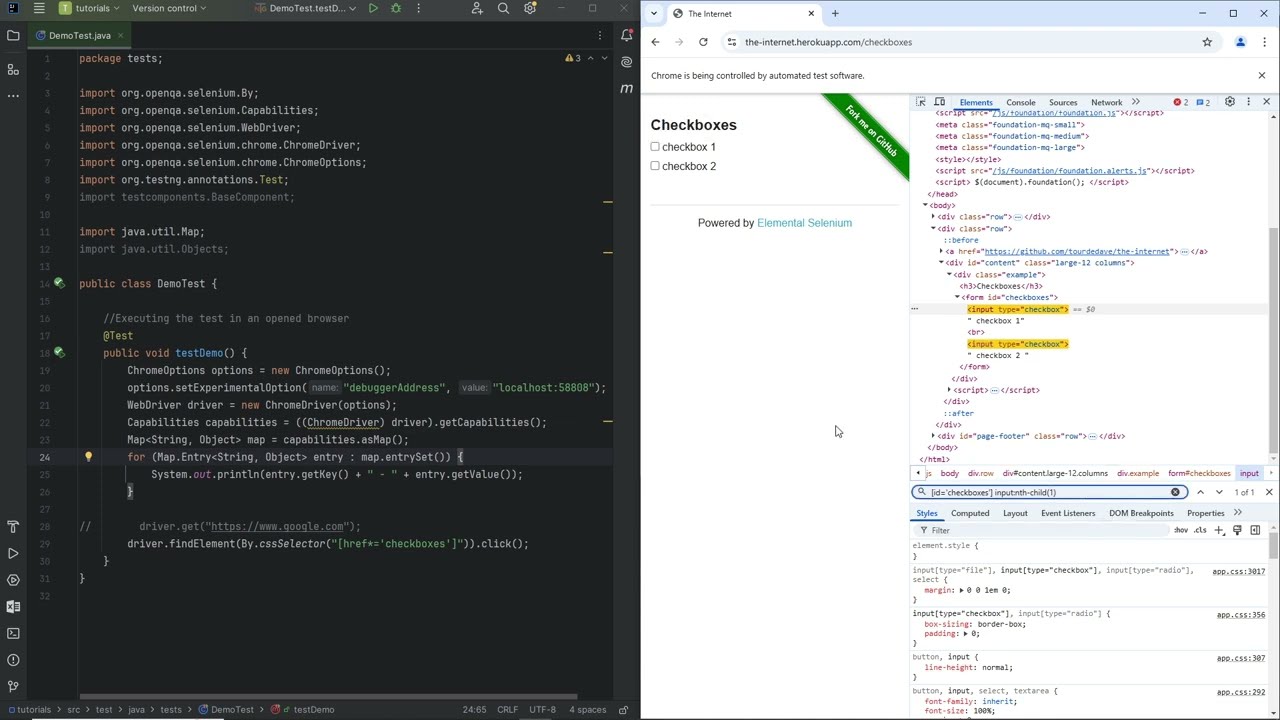 Run Selenium Automation on an Already Opened Browser | Debugging Mode Explained