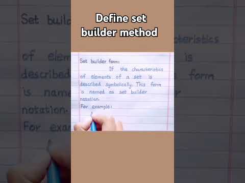 Define set builder method definition 🥰🥰🥰🥰🥰🥰🥰🥰