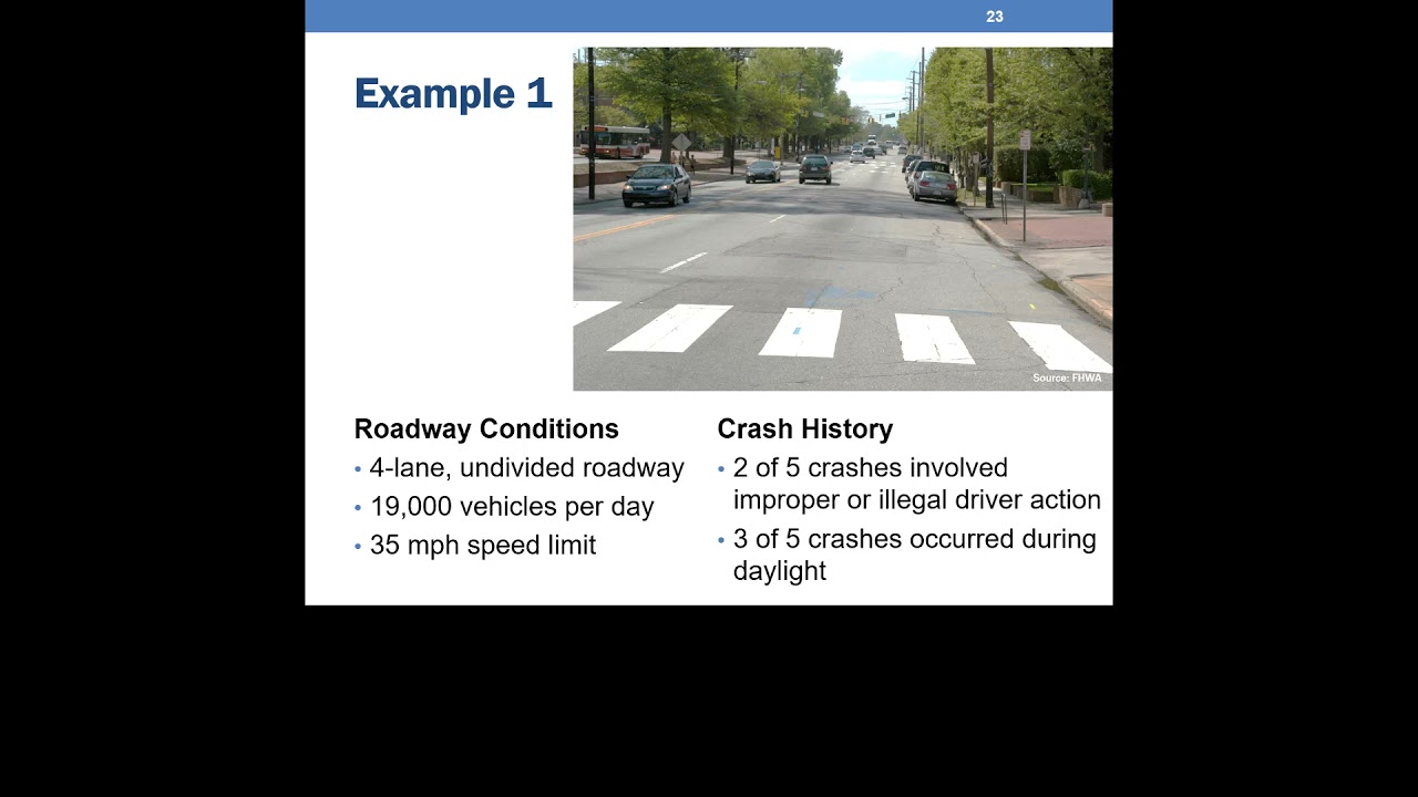 How to Use the Guide for Improving Pedestrian Safety at Uncontrolled Crossing Locations