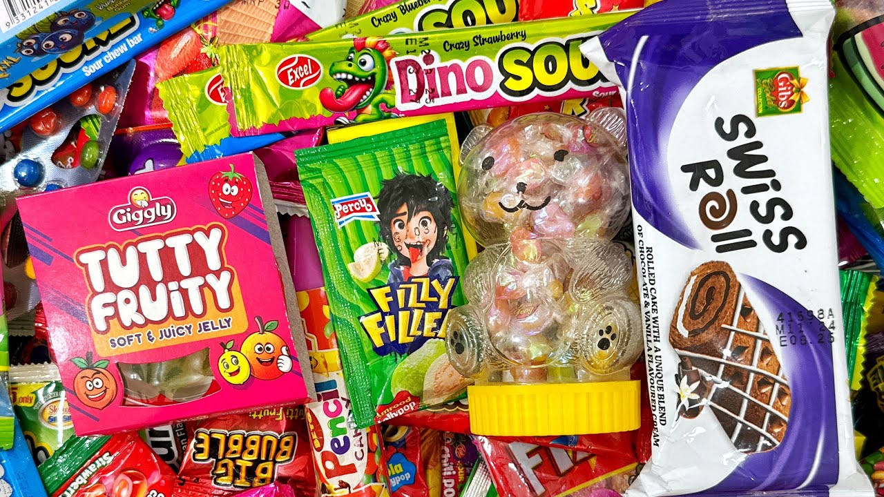 Sweet SWISS PRO Candies | Cute Rainbow Lollipops and Chocolates Unpacking | ASMR