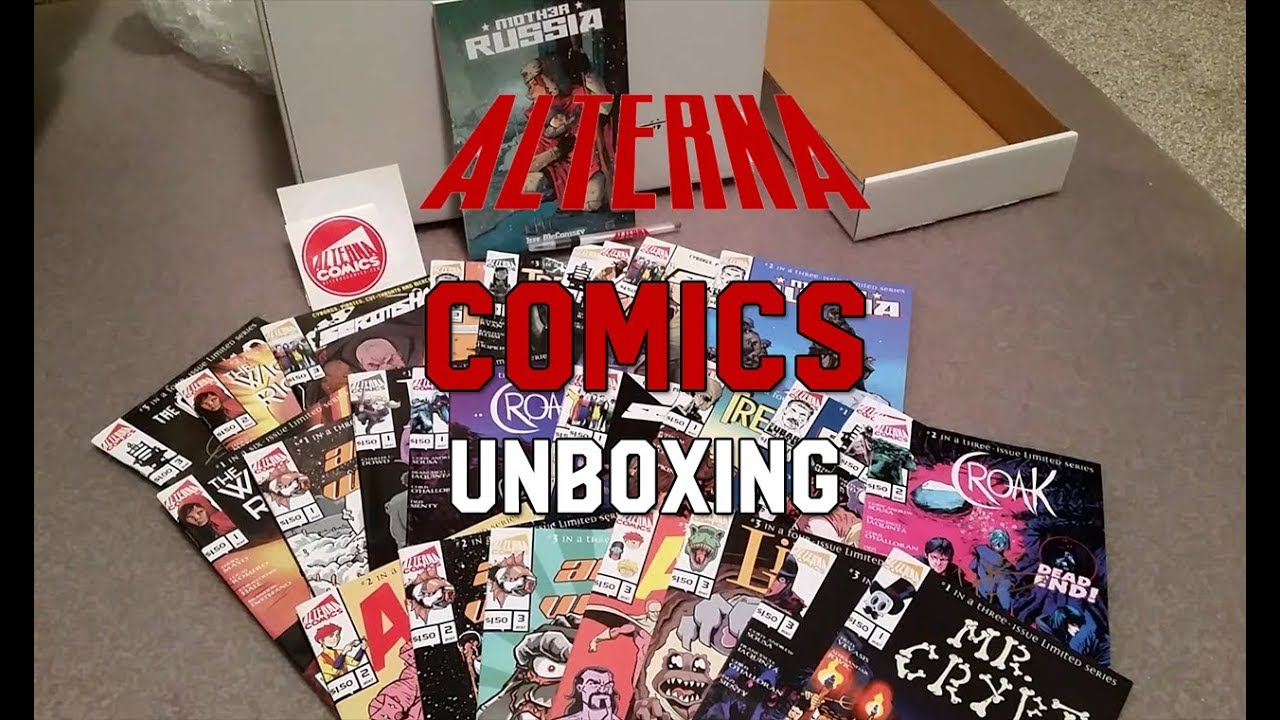 Big Alterna Comics Package Unboxing