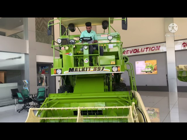 Combined Harvester - 62HP Malkit 597 Partner Axial Flow Combine ...