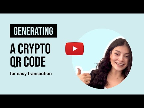 Generating a Crypto QR Code for Easy Transaction