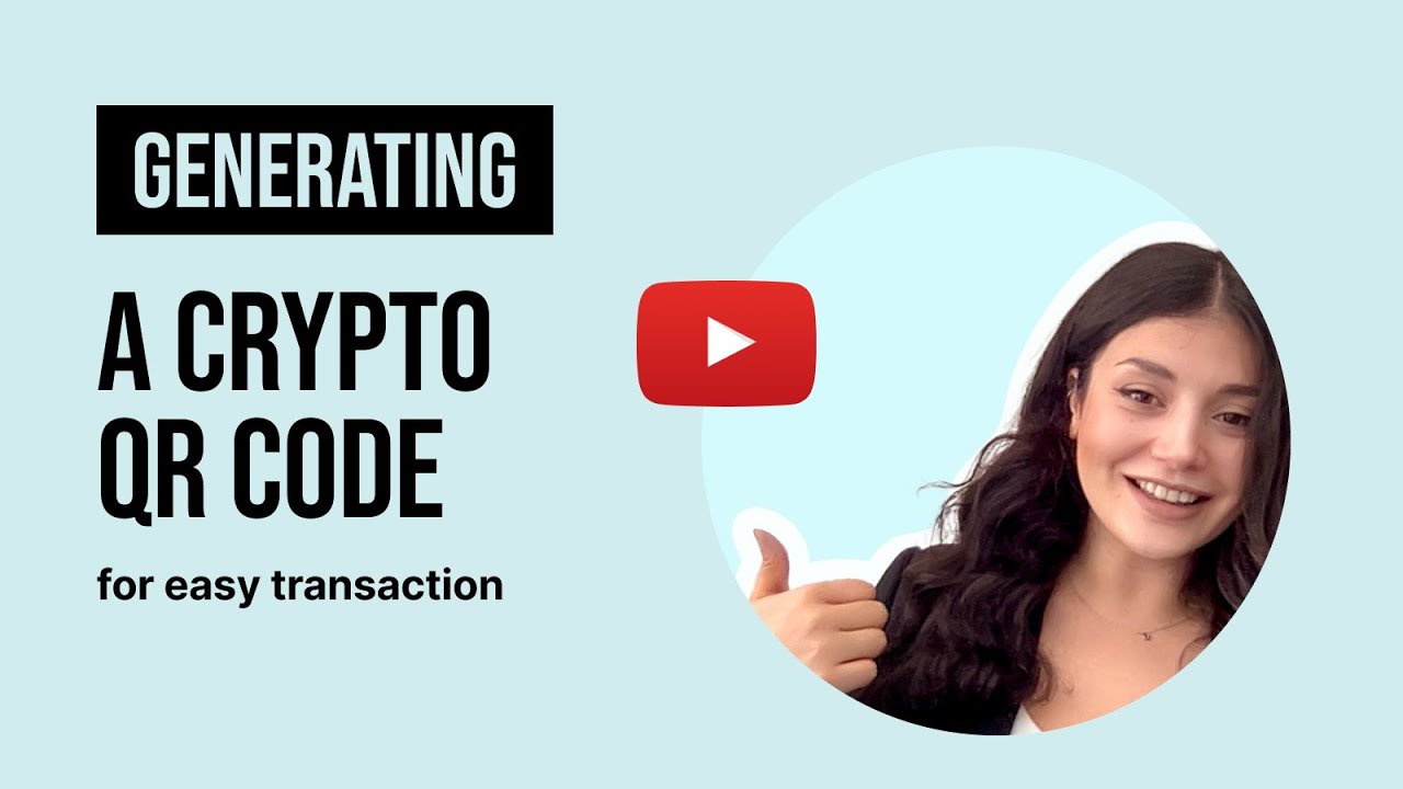Generating a Crypto QR Code for Easy Transaction