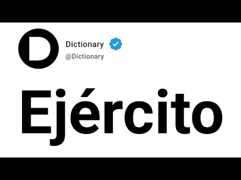 Ejército Meaning In English