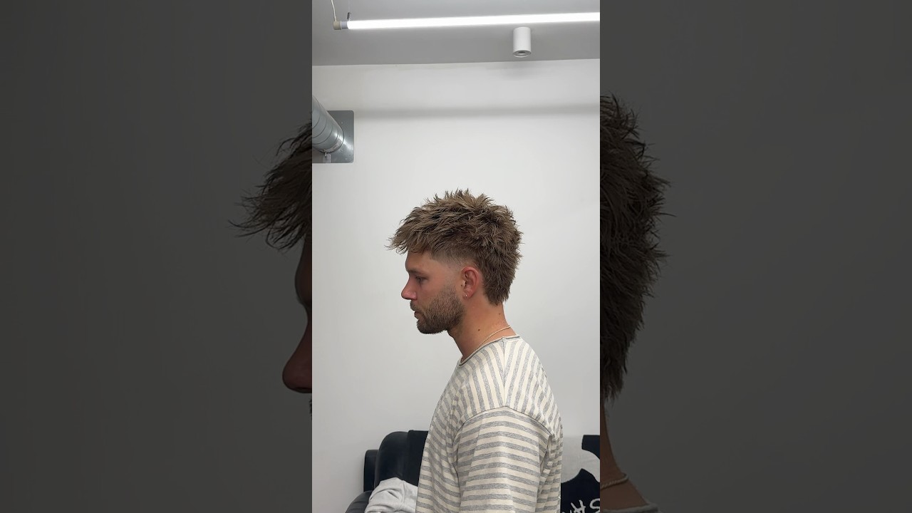 Short Textured Mullet Tutorial