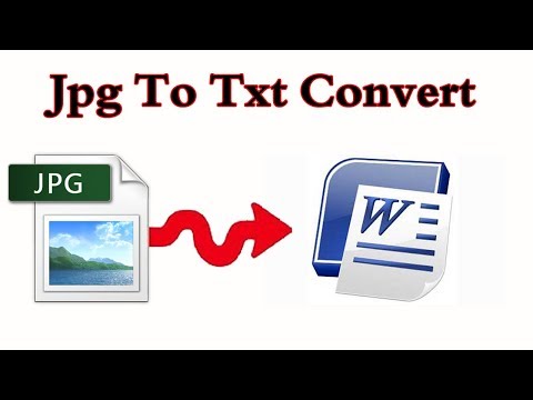How to JPG TO WORD, Text Convert Online