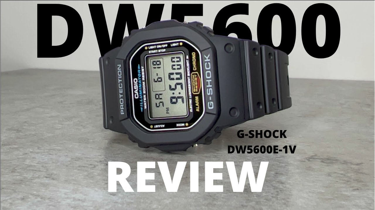 BEST WATCH FOR UNDER $100? | G-SHOCK DW5600E-1V UNBOXING & REVIEW!