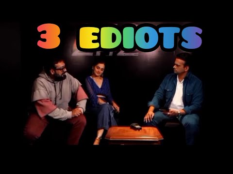 3 ediots - Anurag Tapsi siddharth
