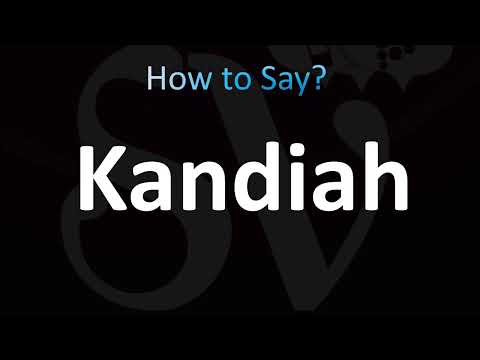 How to Pronounce Kandiah (Correctly!)