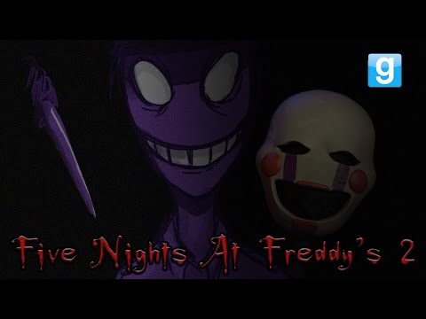 GMOD FNAF Horror Map w/ Yami Part 3: PURPLE GUY?!?!
