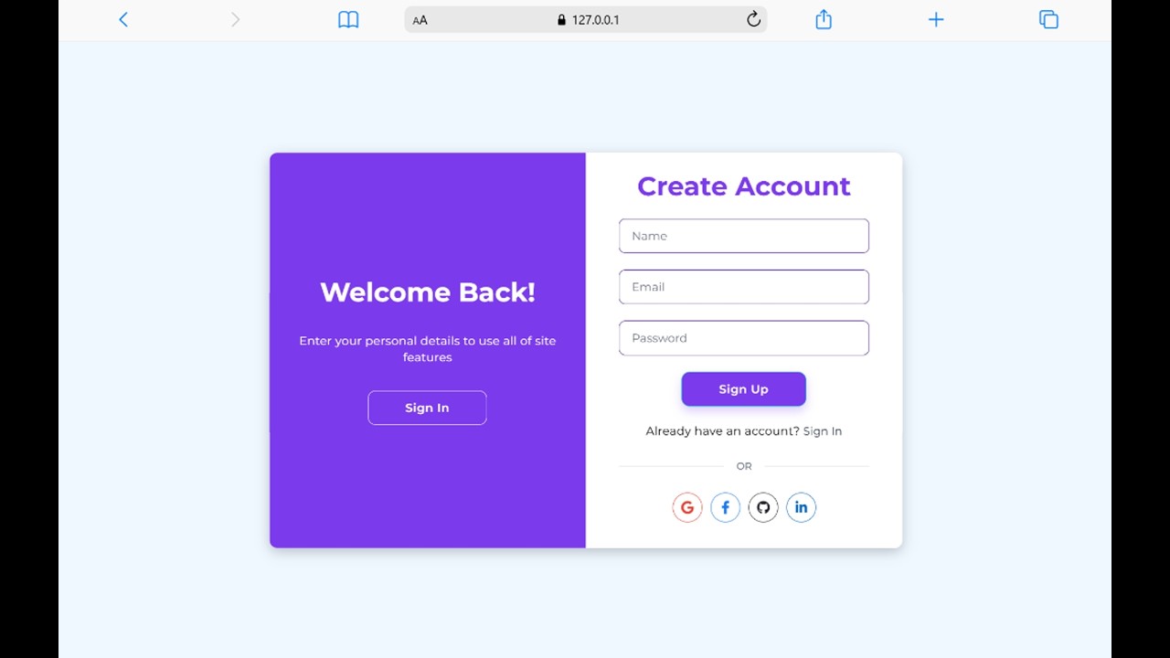 Animated Login Form Using HTML, CSS & JavaScript | Fully Responsive