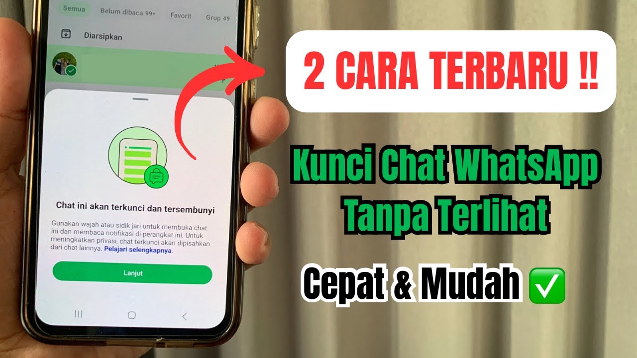 2 Cara Kunci Chat WhatsApp