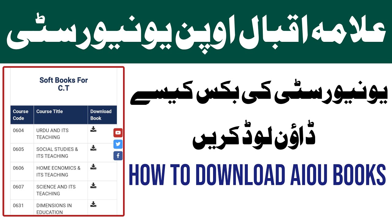 Aiou Soft Books Download Karne Ka Tarika 2022 | How to download Aiou Books | Aiou Advertisement