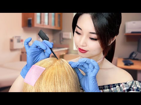 [ASMR] School Nurse Yearly Lice Check