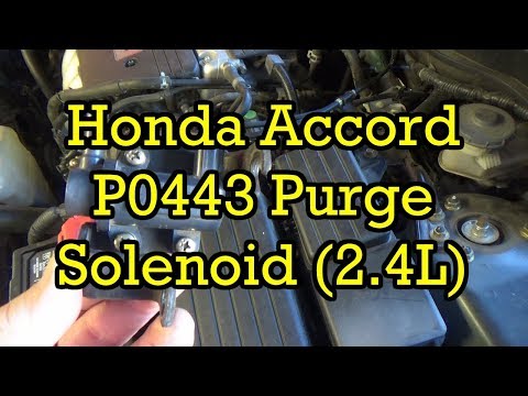 Honda Accord P0443 (92-4) EVAP Purge Solenoid Tips and Tricks 2.4L 2004 (2003-2007 Similar)