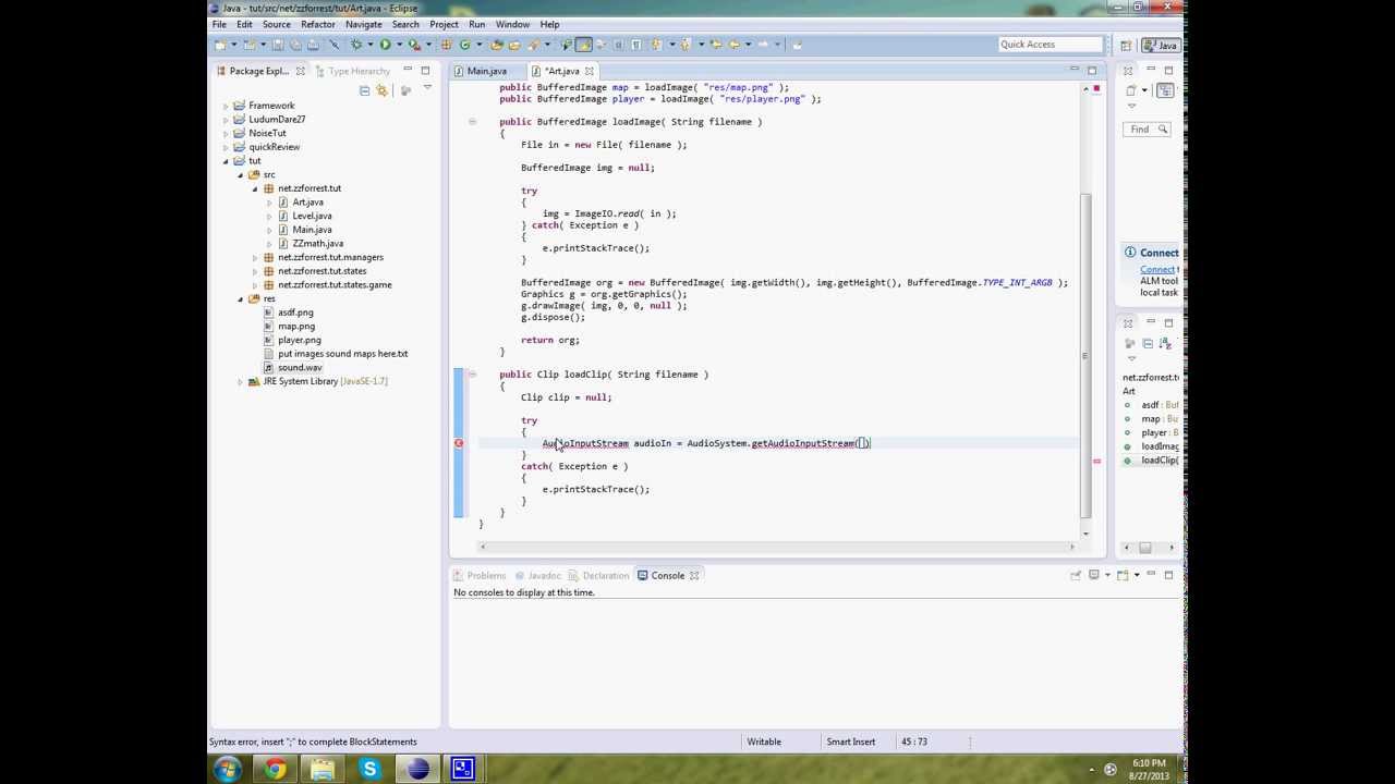 Java Tutorial - Playing Sound