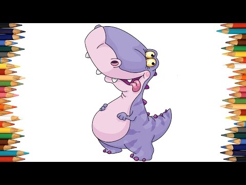 Dinosaur Coloring Pages For Kids ♥ Dinosaur Coloring Book ♥ Part 01