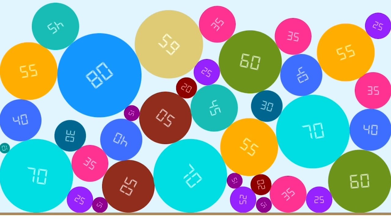 Numbers Balls Color Math Merge Game