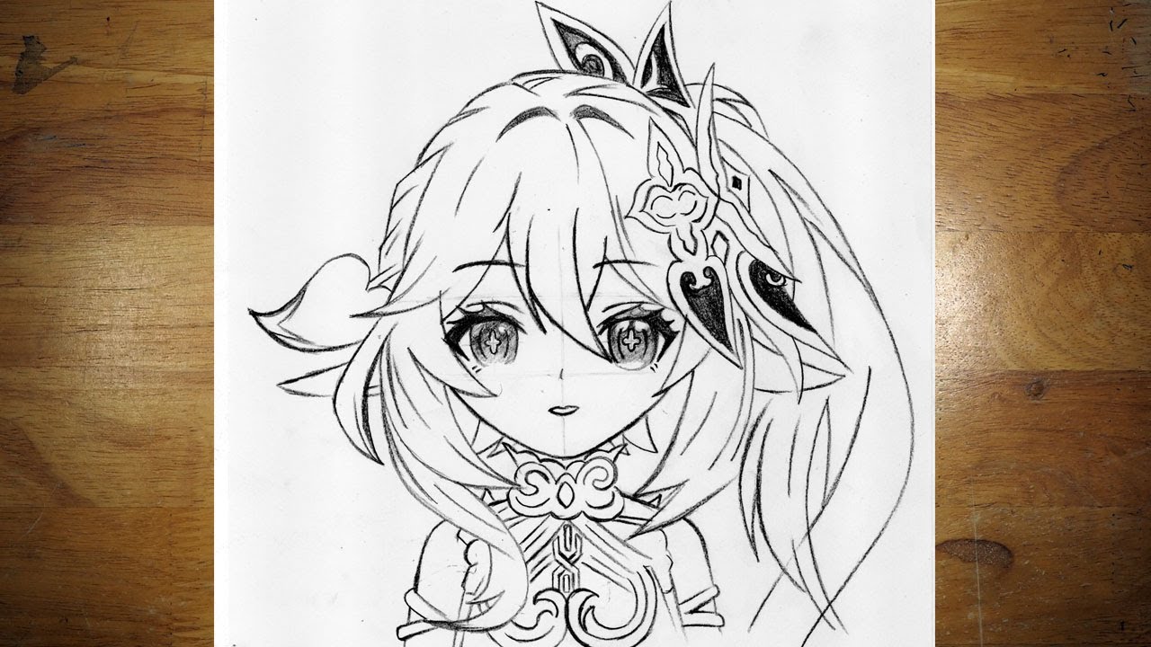 How To Draw Nahida Genshin Impact | Anime Drawing