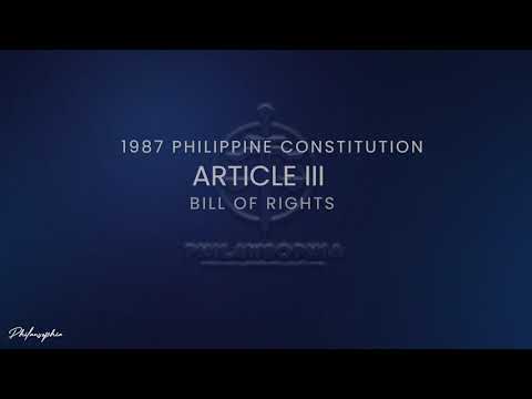 📜 Philippine Constitution: Article III - Bill of Rights (Audio Codal) | Guide for Law Students 🎓