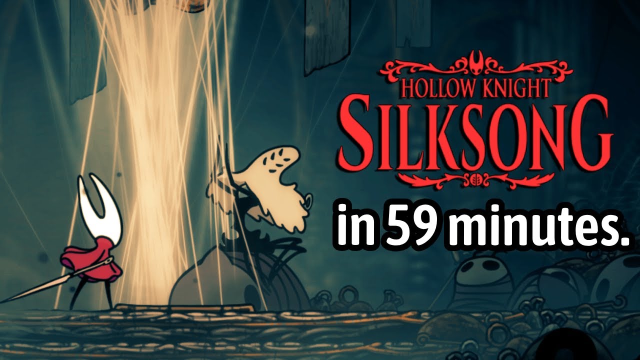 Hollow Knight: Silksong Any% Speedrun in 59 Minutes