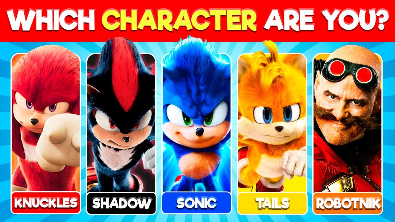 Which Sonic 3 Character Are You 🔵🦔⚡