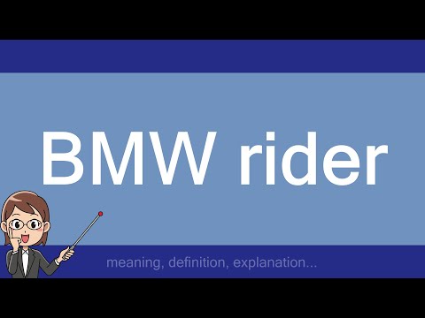 BMW rider