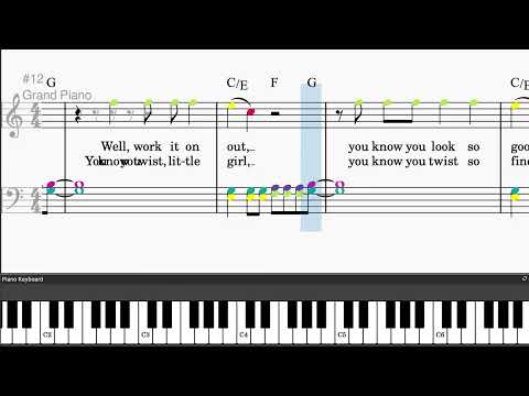 Twist And Shout by The Beatles - Easy piano tutorials with sheetmusic