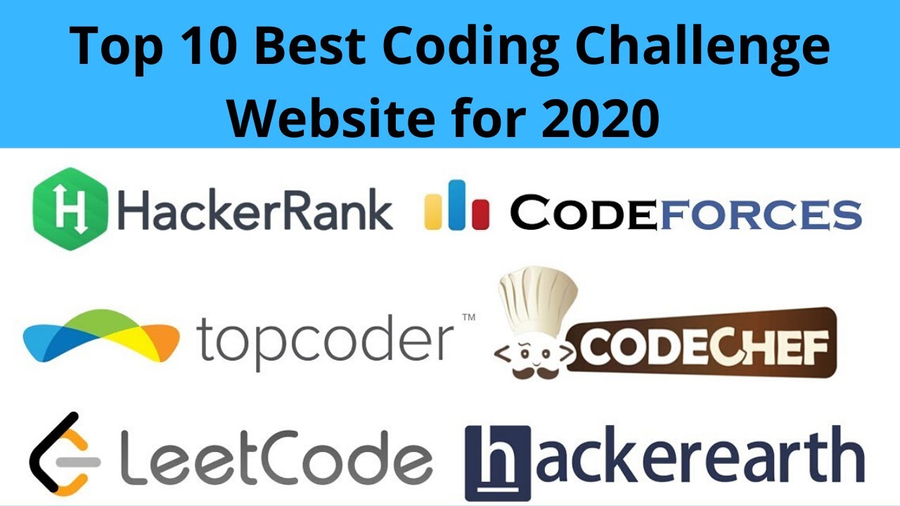 Top 10 websites for Competitive Coding | Top 10 Best Coding Challenge website | CodeCompuTech