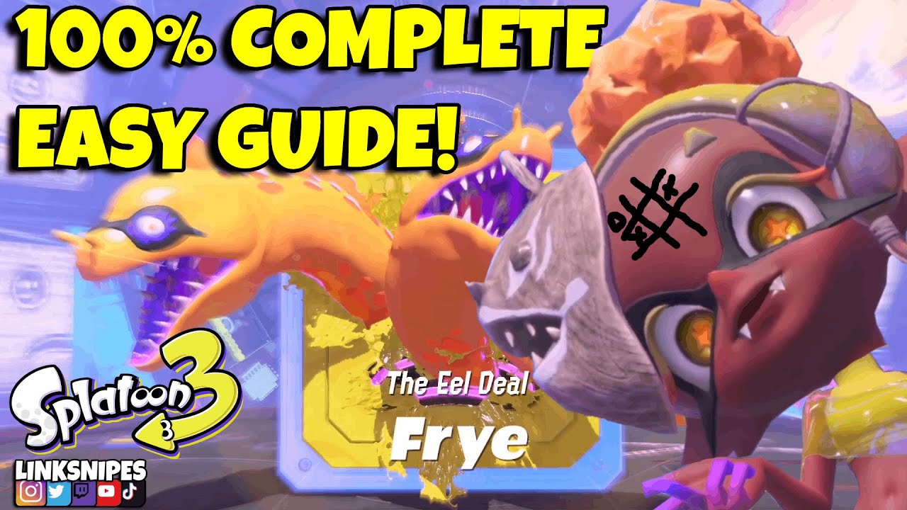 Splatoon 3 | The Eel Deal Frye BOSS FIGHT! | Cozy & Safe Factory | Easy Guide | No Commentary!
