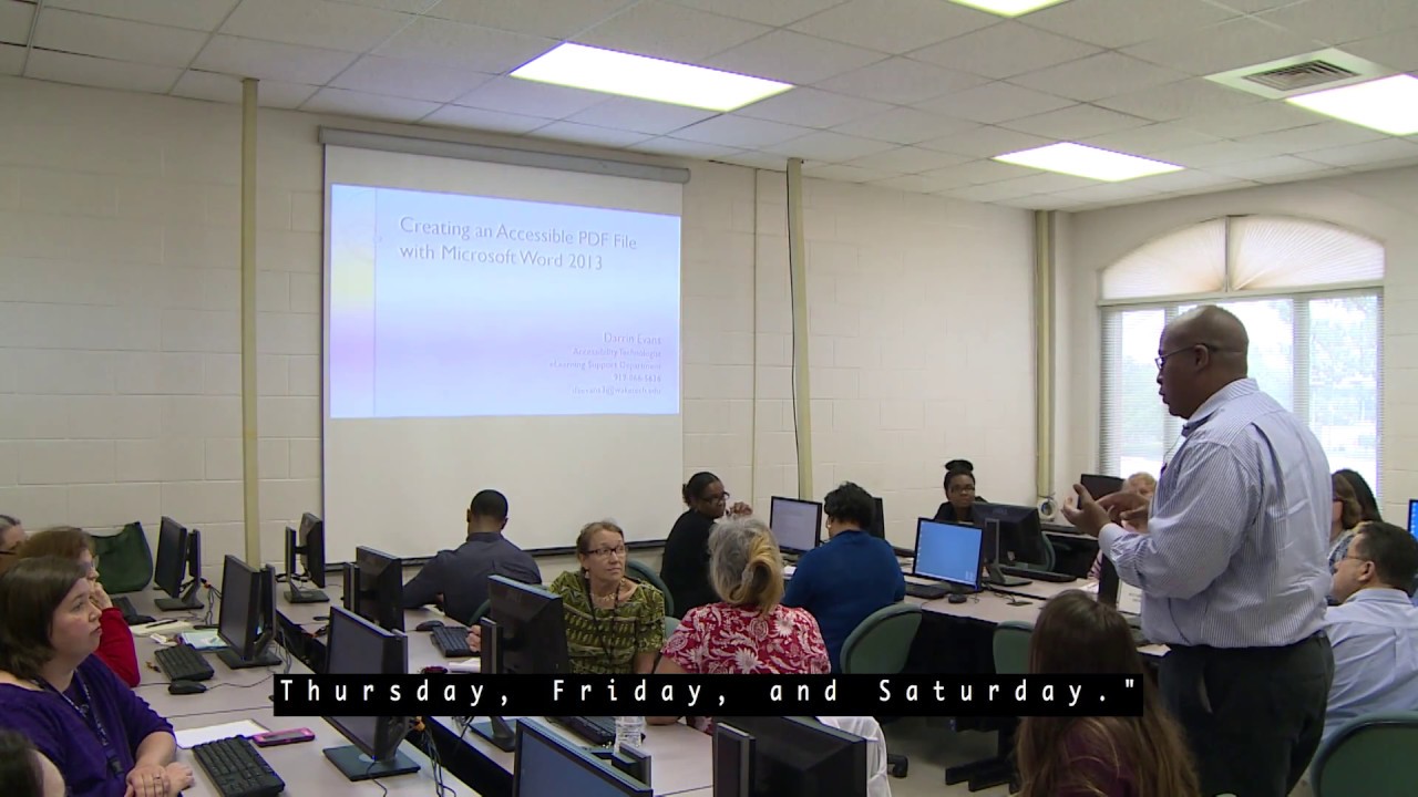 ADA compliance, Creating an Accessible PDF