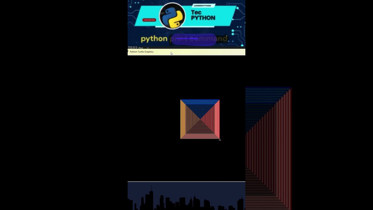 animated graphic  🐢 #python #pythonshorts #coding #viralshorts  #viralshortsvideos