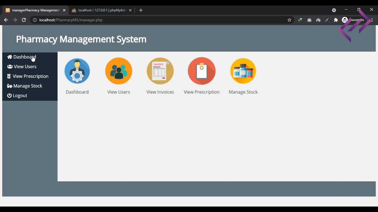 Pharmacy Management System in PHP MySQL with Source Code - CodeAstro