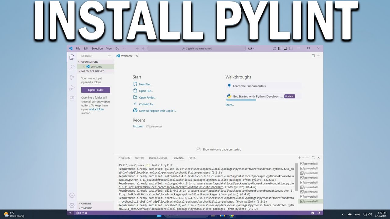 How To Install Pylint for Python in VS Code Improve Code Quality & Debugging in Python