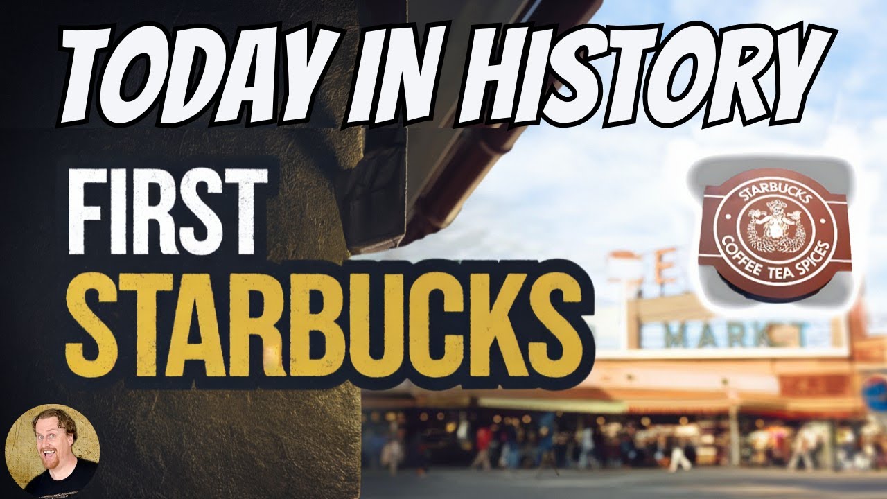 Starbucks BREWS History at Pike Place☕️| Today in History (1971)