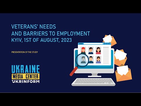 Presentation of the study: " Veterans’ needs and barriers to employment"