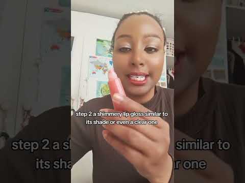 #makeuphackingwithlola the magic of a liquid lipstick with shimmery lip gloss
