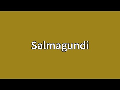 Salmagundi Meaning
