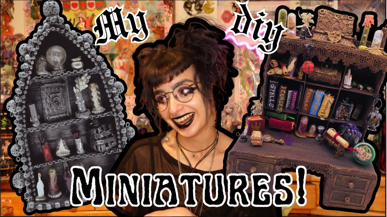 My Upcycled DIY Miniatures! (+ Special Announcement!)