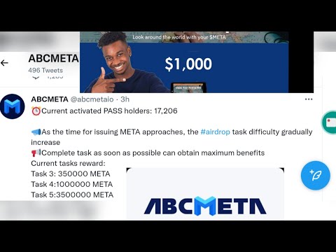 Abcmeta token time to claim your airdrop approaches a must watch notice