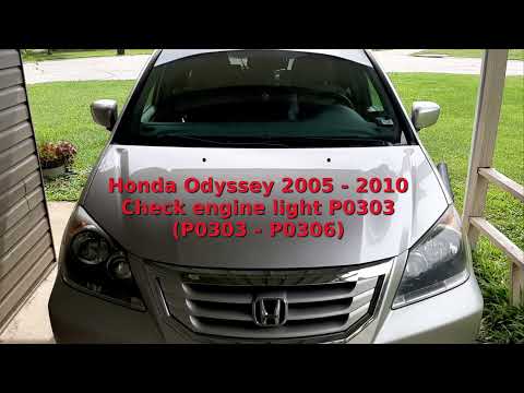 🚗 Honda Odyssey - P0303 Check Engine Light - Cylinder X Misfire - fixed. P0301 P0302 P0304 P0305 -06