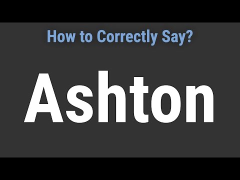 How to Pronounce Name Ashton (Correctly!)